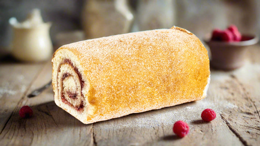Large Jam Swiss Roll – Luke Evans Bakery