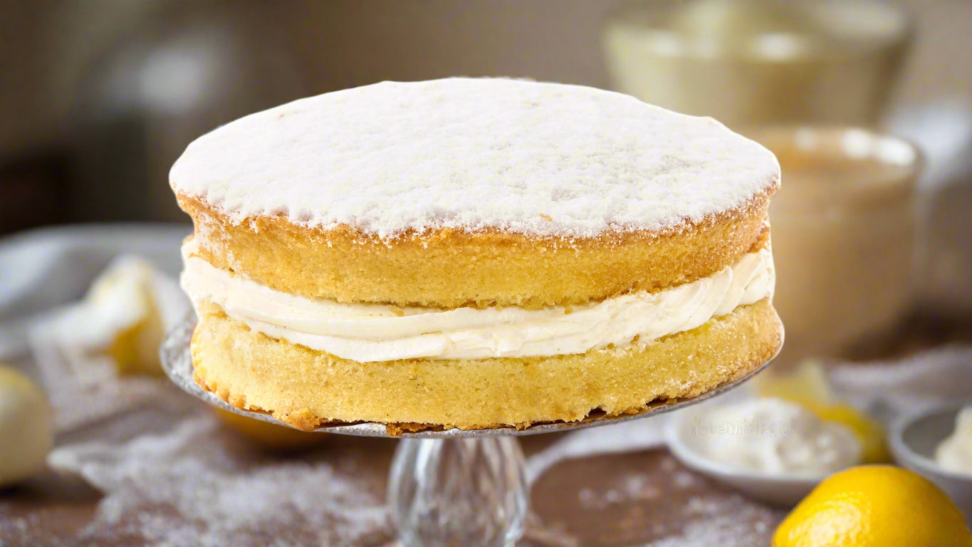 Lemon Victoria Sandwich – Luke Evans Bakery